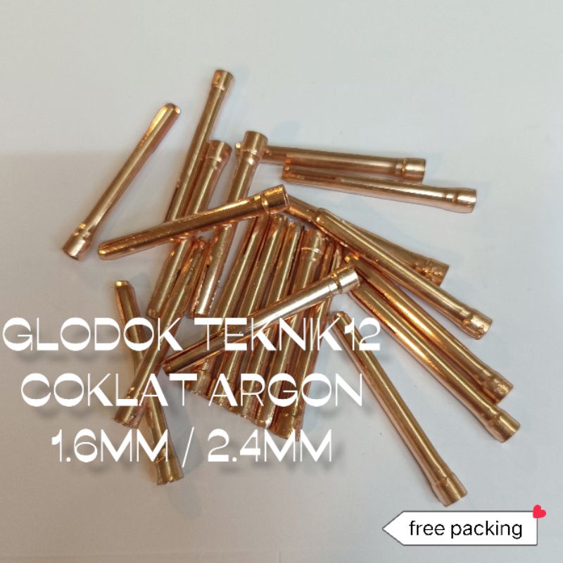 Jual COLLET ARGON LAS TIG / COLLET ARGON PENJEPIT TUNGSTEN UKURAN 1.6MM ...