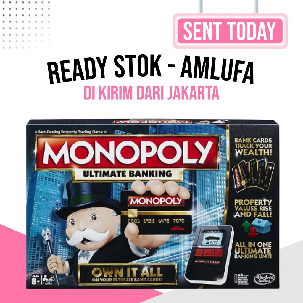 Jual MONOPOLY ULTIMATE BANKING | Mainan Board Game Monopoly Indonesia ...