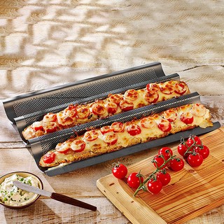Jual Loyang Roti Baguette Non Sticky Roti Panjang Loyang Cetakan ...