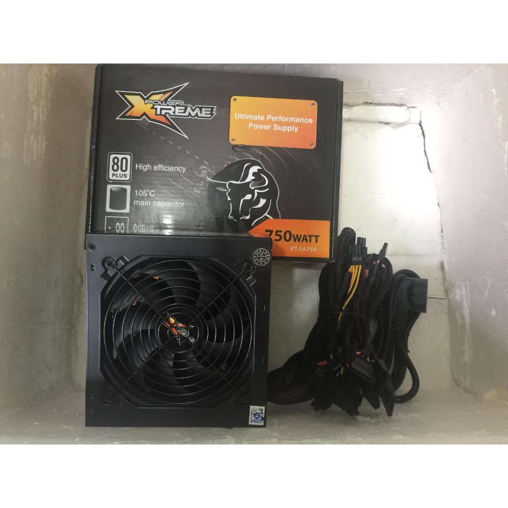 Jual power supplay PSU Extreme 750 w 80 plus 750watt 6pin Indonesia ...