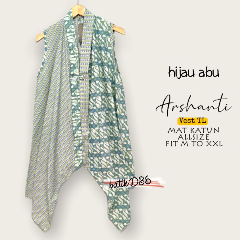 Jual Vest batik TL/#vest batik modern#seragam batik halus | Shopee ...