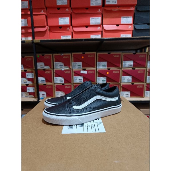 Jual Vans Old Skool Classic Tumble Black White Bw Original Resmi Navya