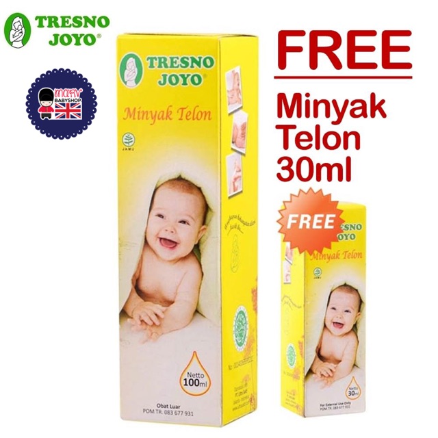 Jual minyak telon bayi tresno joyo baby oil 100ml free 30ml murah ...