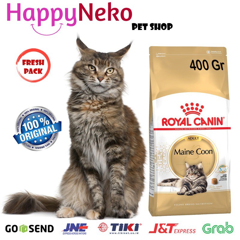 Jual Royal Canin Adult Maine Coon 400gr Fresh Pack | Shopee Indonesia