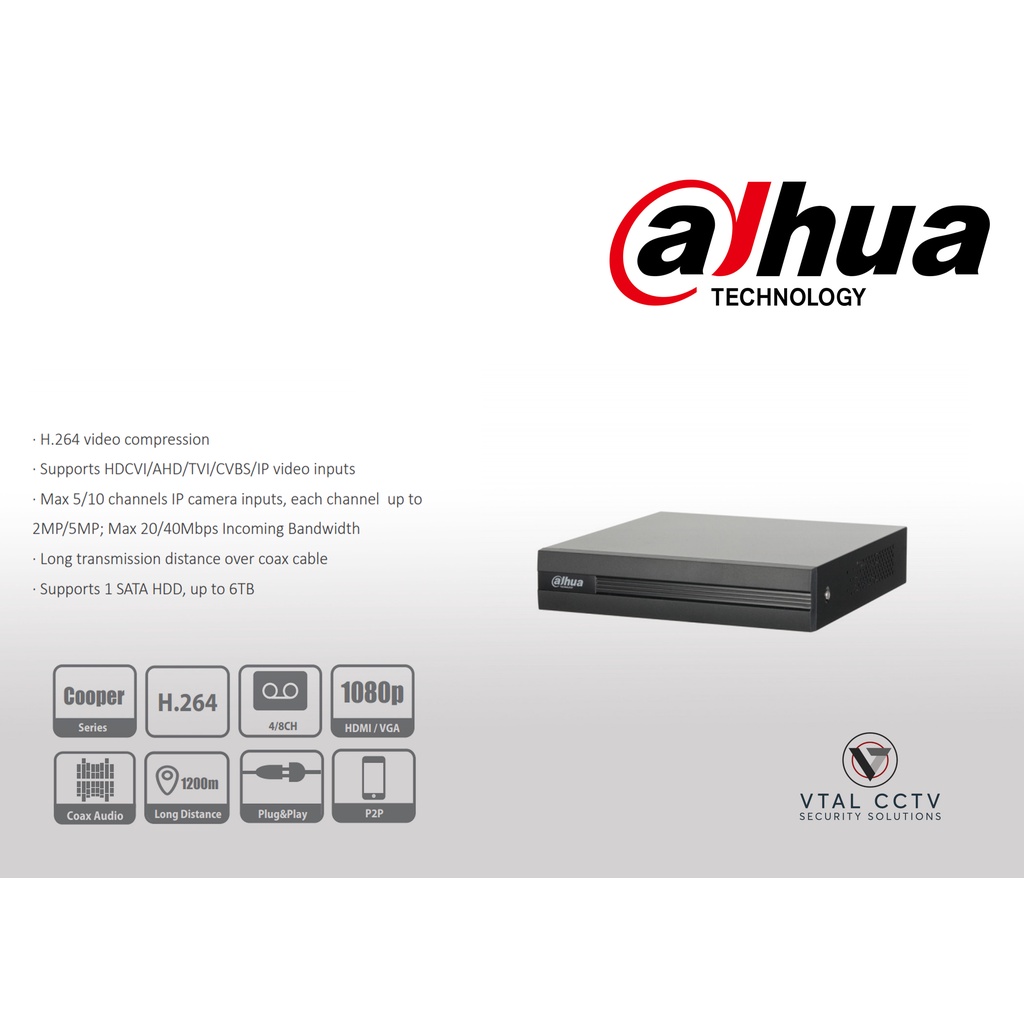 Jual DVR DAHUA XVR1B04-I 4CH Wizsense NEW | Shopee Indonesia