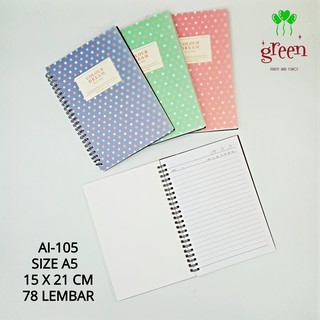 Jual Notebook spiral/ Buku Spiral/ Notebook ring/ Buku tulis spira/l ...