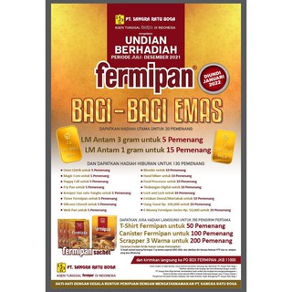 Jual FERMIPAN ragi instan 10 BOX ( 1 Box isi 4 sachet@11gr ) | Shopee ...