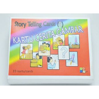Jual Mainan Terapi IQ DEV Story Telling Cards Kartu Terapi Wicara ABK Flashcard | Shopee Indonesia