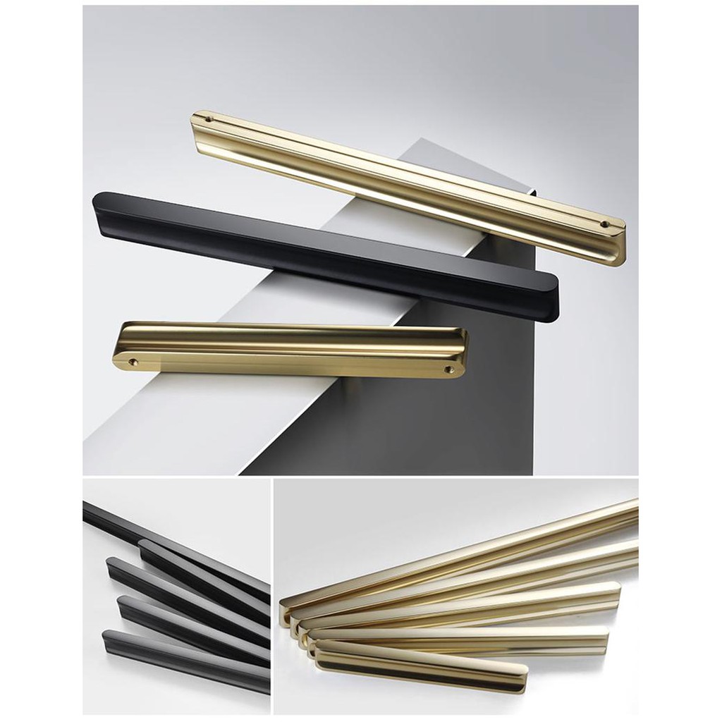 Jual [Ukuran Panjang] Handle Emas Gold Tarikan Laci Gagang Lemari ...