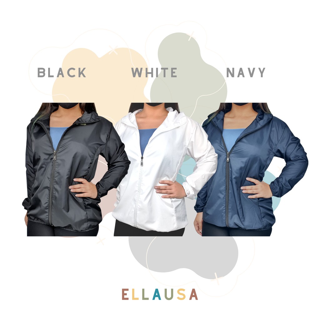 Jual Basic Folded Jacket / Jaket Lipat Polos ELLAUSA | Shopee Indonesia