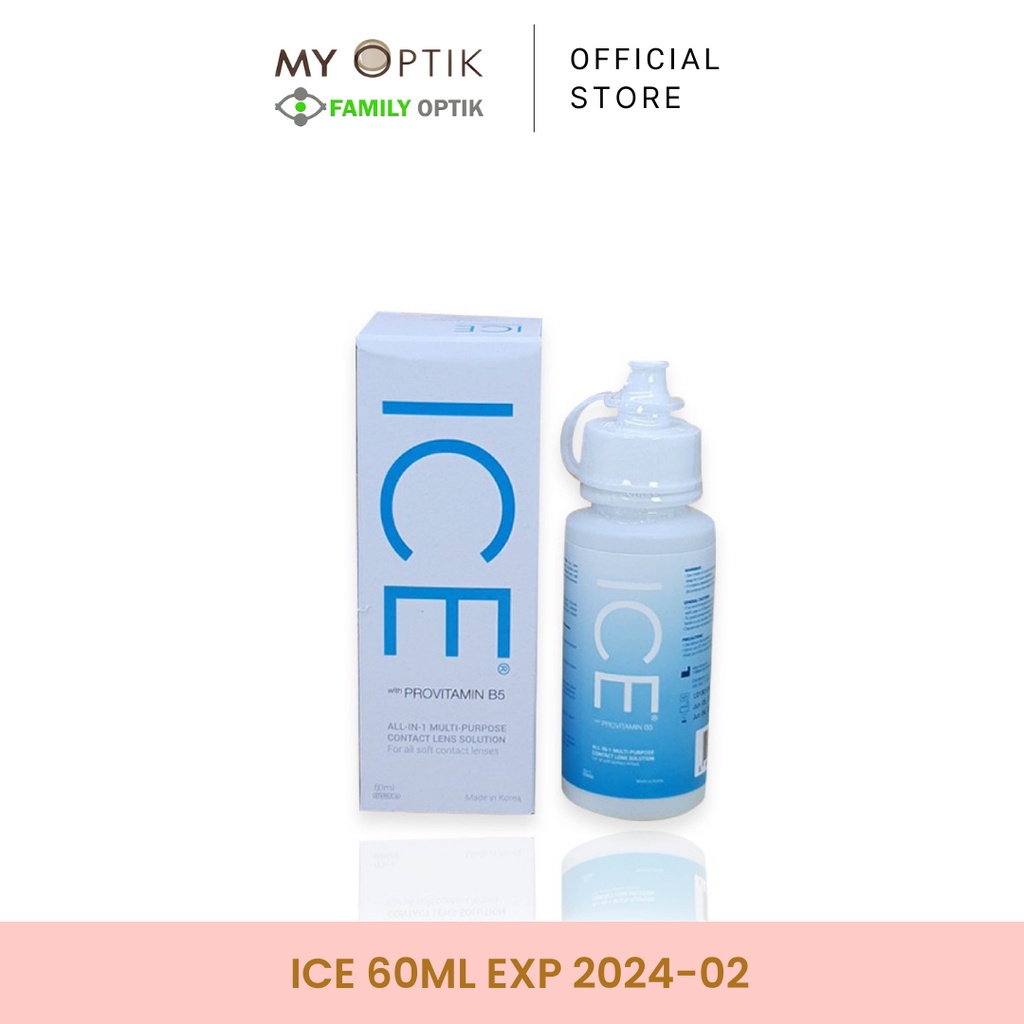 Jual ICE 60ml solution air softlens | Shopee Indonesia