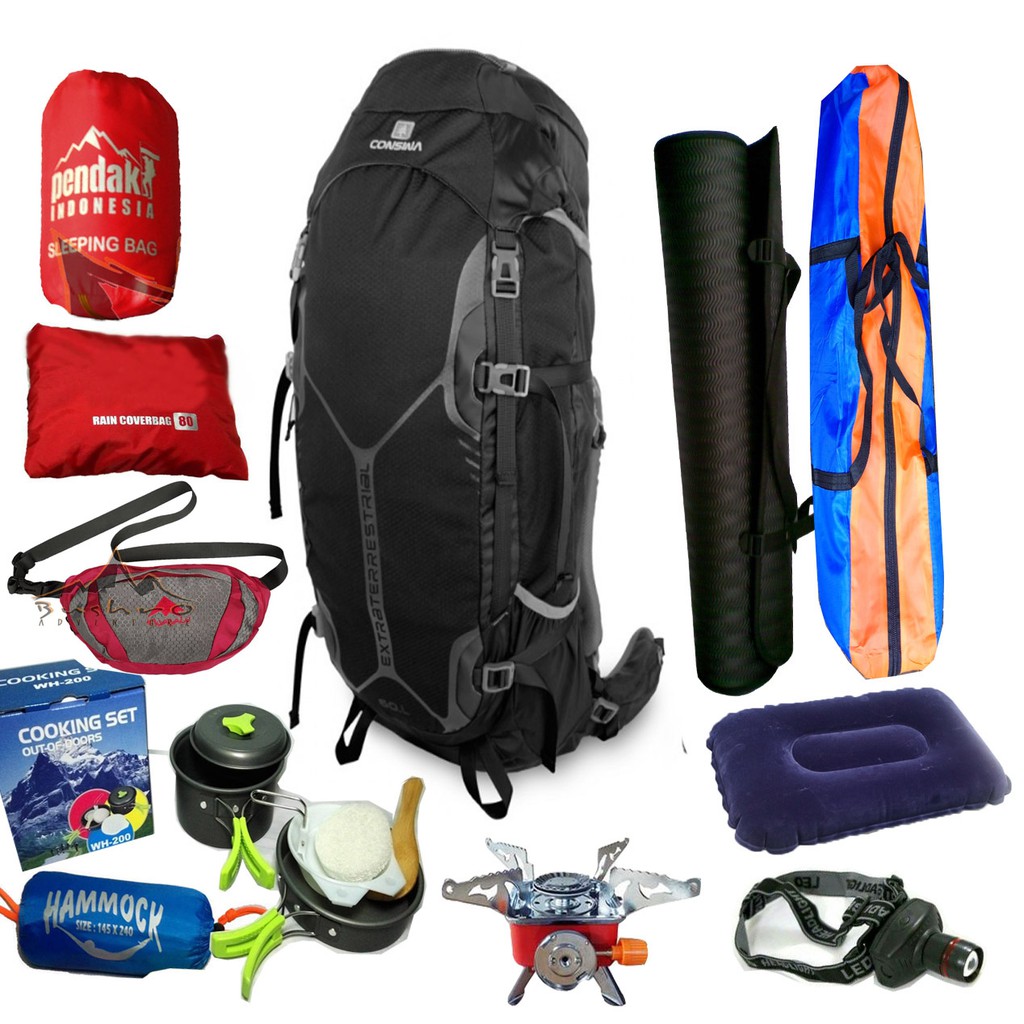 Jual Paket Alat camping, Paketan Alat naik gunung lengkap (Paket Z ...