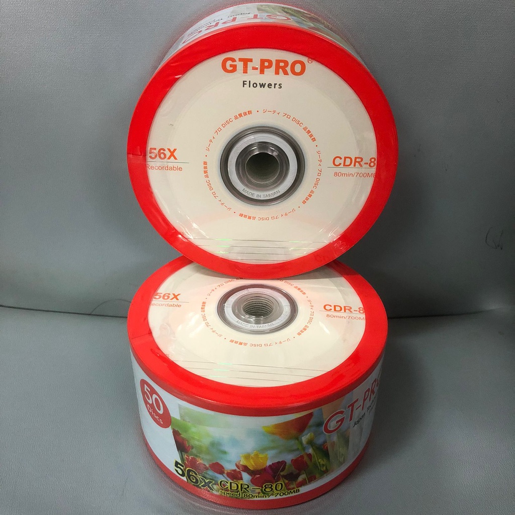 Jual CDR GT-PRO 700Mb Spindle Isi 50 pieces Bulk CD-R 700 MB GT Pro ...