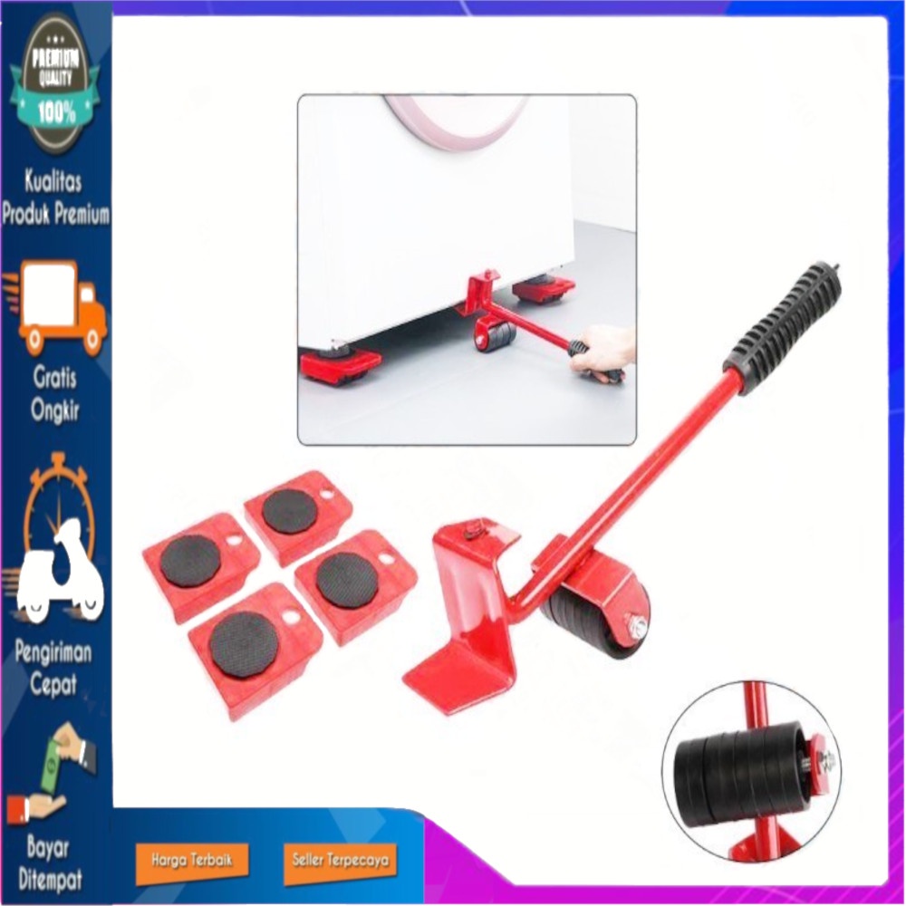Jual ALAT BANTU PEMINDAH BARANG BERAT HINGGA 150KG KING CRANE 4 RODA MOVE TOOLS SERBAGUNA ...