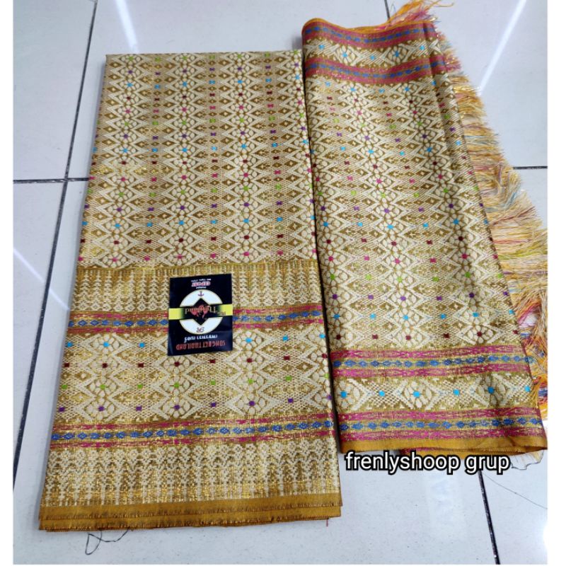 Jual Kain songket set selendang / Bahan songket selendang thailand Indonesia|Shopee Indonesia
