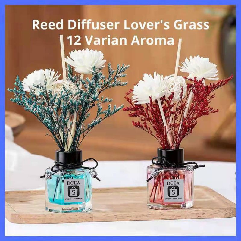 Reed Diffuser Pengharum Ruangan Aroma Bunga Aromateraphy Reed Diffuser ...