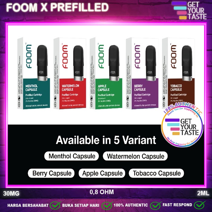 Jual Cartridge Foom X Pod Capsule Prefilled Cartridge by Foom lab ...