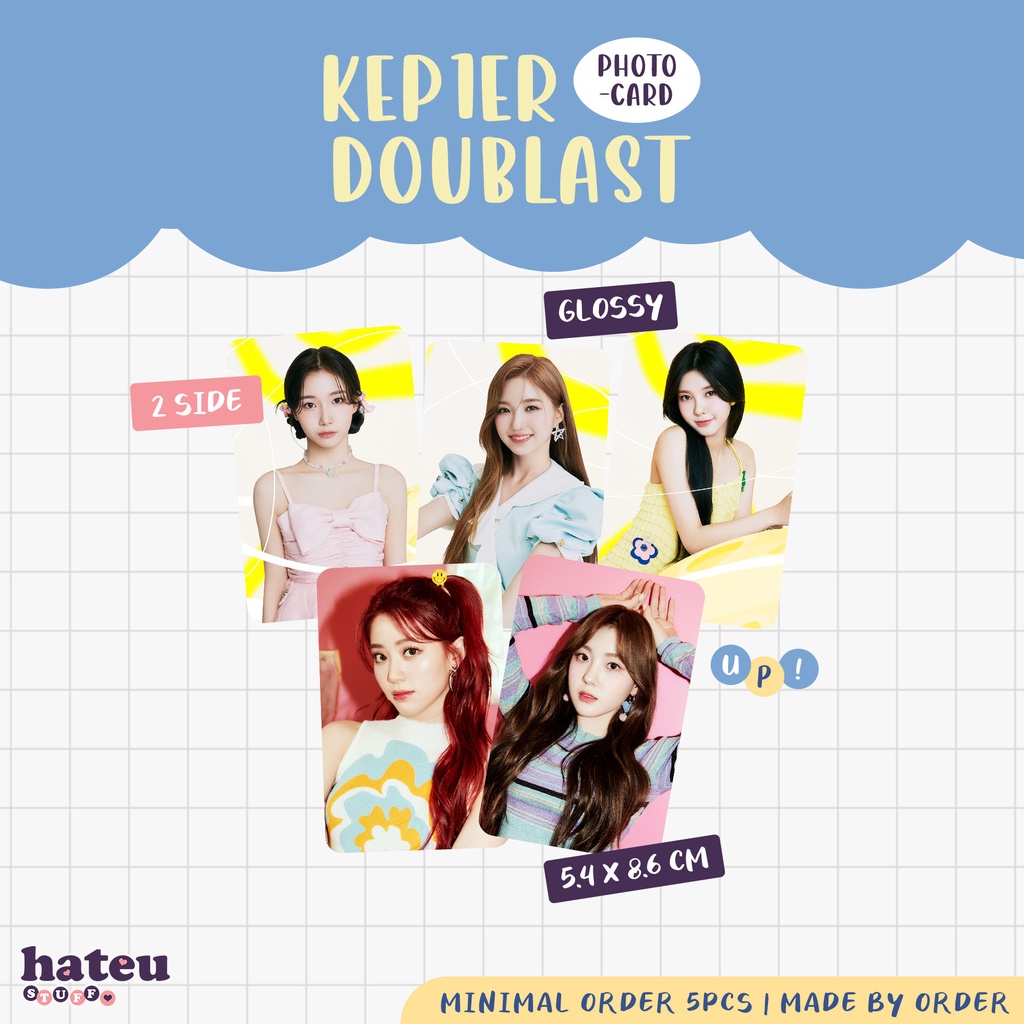 Jual Kep1er Unofficial Photocard Doublast + Selca | Shopee Indonesia