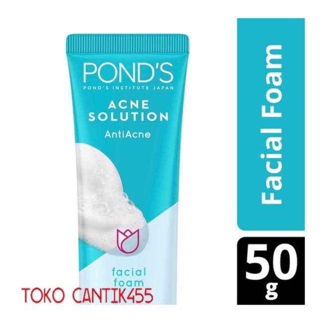 Jual Ponds Acne Solution Facial Foam 50gr (BIRU) (EXP JUNI 2024 ...