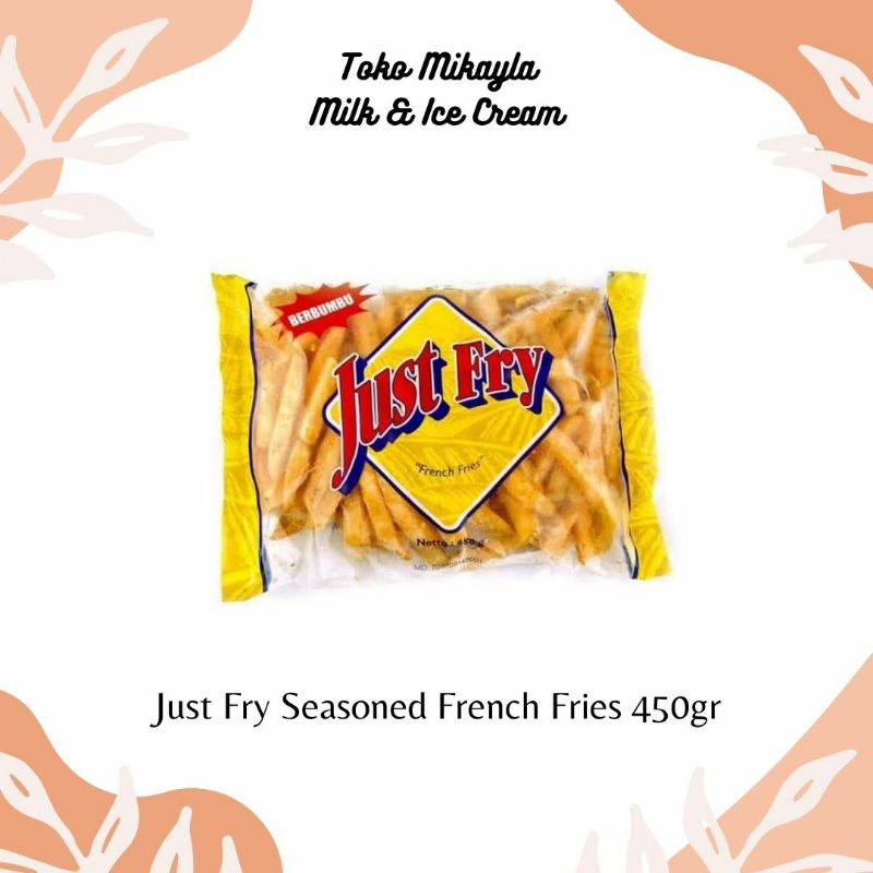 Jual Just Fry Seasoned French Fries 450gr Kentang Goreng Berbumbu Beku ...