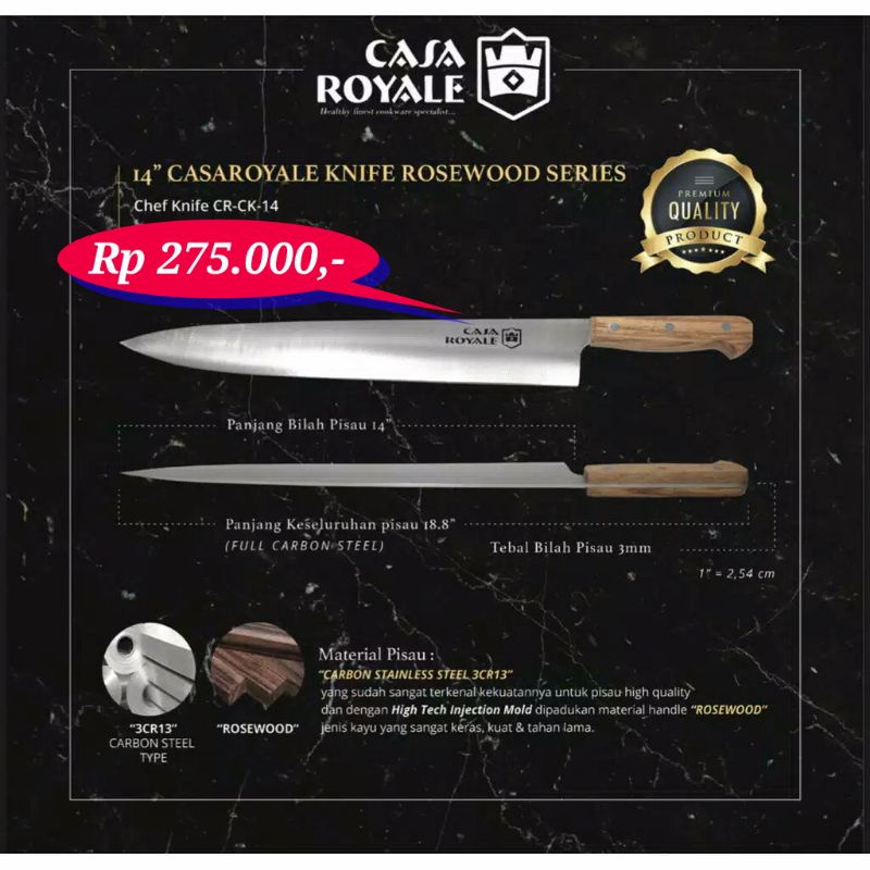 Jual PISAU PANJANG 14" PISAU KEBAB PISAU CHEF DAPUR SERBAGUNA PISAU ...