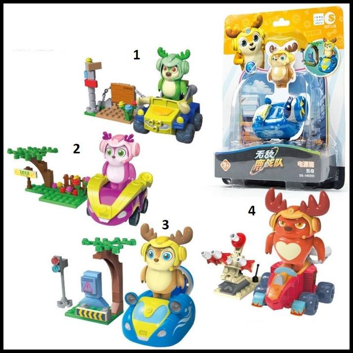 Jual Nickelodeon Jr Deer Squad Bobbi Lola Kai Rammy Rusa Minifigure ...