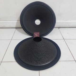 Jual daun speaker membran spiker 18 inch lubang 75 mm 3inch daun kulit ...