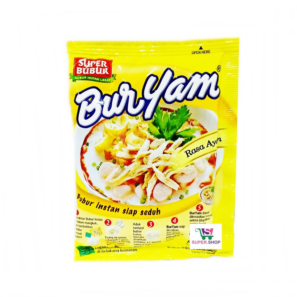 Jual Super Bubur Instan Buryam Rasa Ayam 22 Gram | Shopee Indonesia