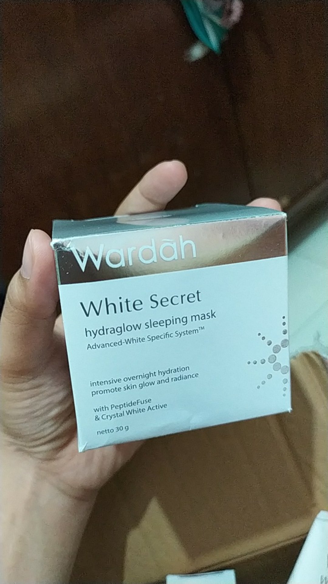 WARDAH White Secret Hydraglow Sleeping Mask 30gr | Shopee Indonesia