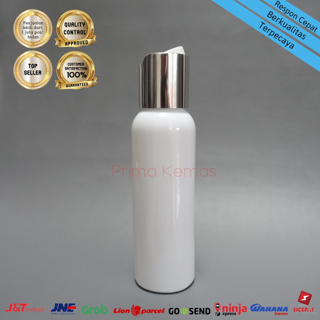Jual Botol Presstop 100 ml - botol kosmetik 100 ml - botol skincare Pet ... Jual Botol Presstop 100 ml - botol kosmetik 100 ml - botol skincare Pet ...