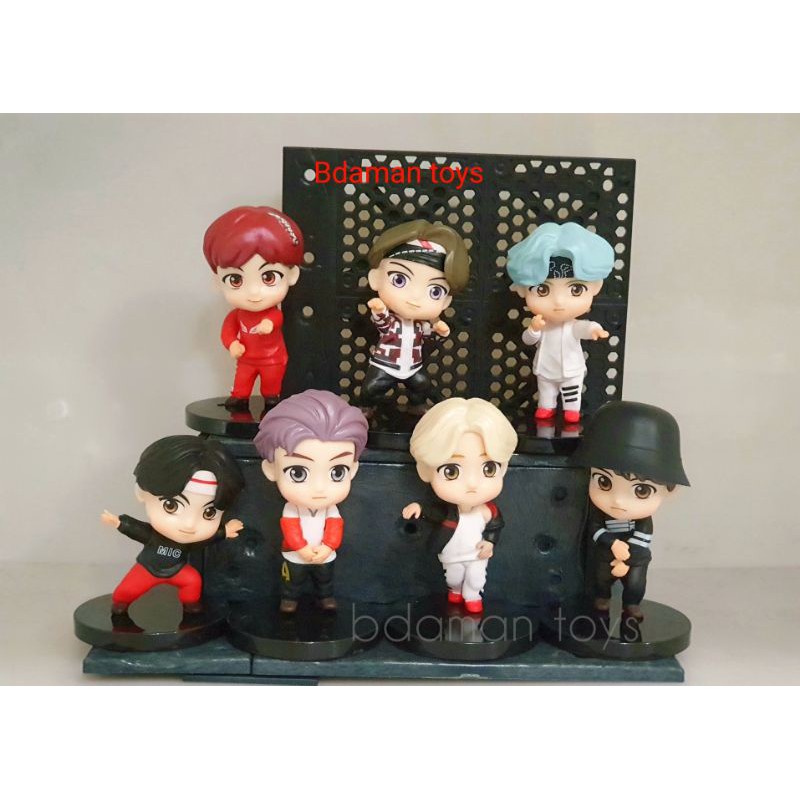 BTS TINY TAN / FIGURE BTS MINI FIGURE /BTS KPOP PAJANGAN MINIATUR ...