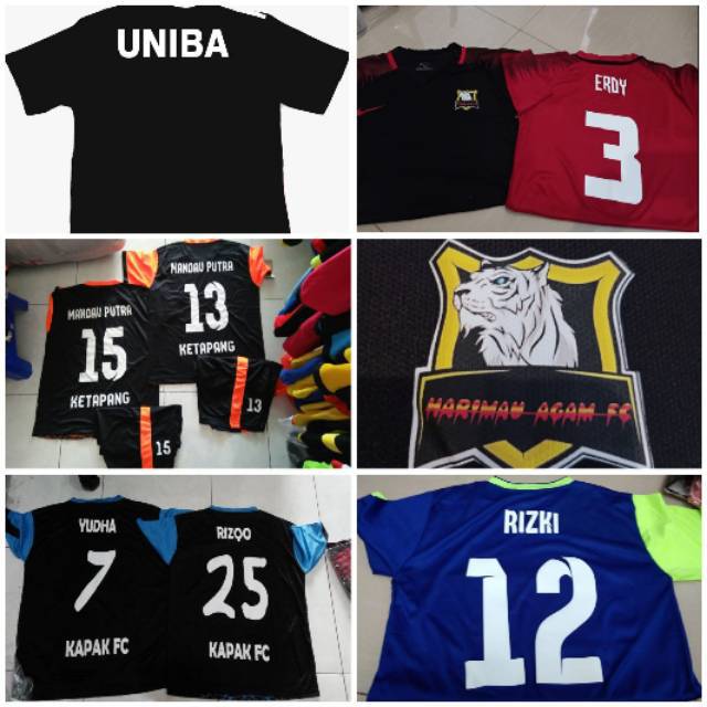 Jual TAMBAHAN BIAYA CUSTUM SABLON POLYFLEK NAME SET LOGO SPONSOR DAN ...