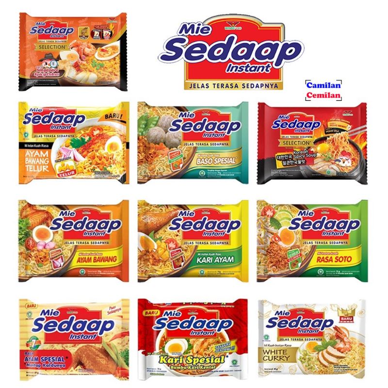 Jual Mie Sedaap Instant All Variant | Shopee Indonesia
