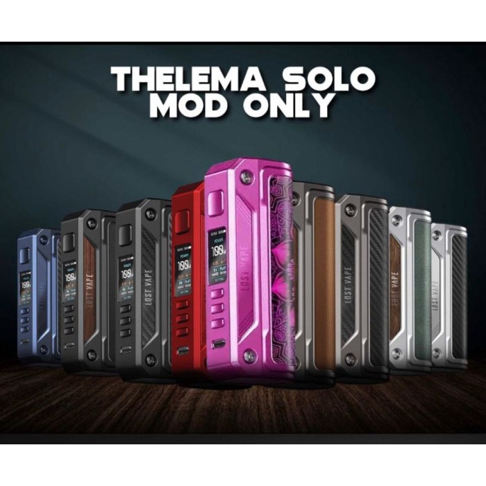 Jual THELEMA QUEST SOLO MOD ONLY 100W AUTHENTIC BY LOST VAPE | Shopee ...