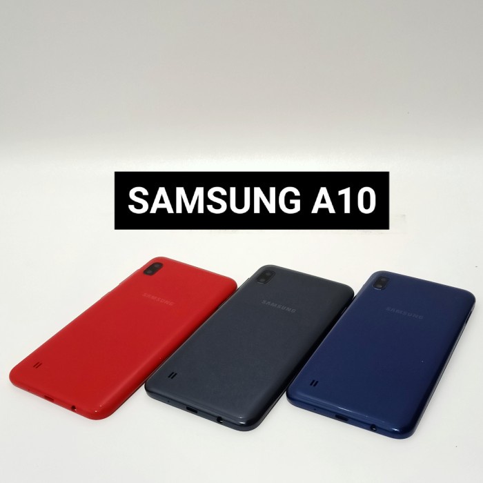 Jual BACKDOOR BACK CASING HOUSING TUTUP BELAKANG SAMSUNG A10 - Merah ...