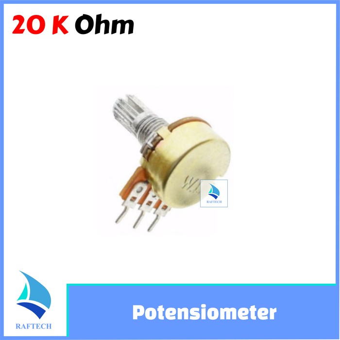 Jual Potensiometer 20K - Mono Potensio Meter Linear Resistor B20K 20 K ...