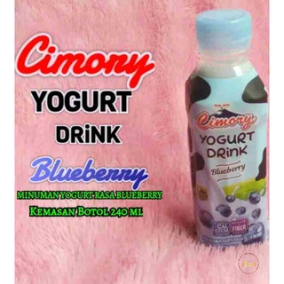 Jual cimory yogurt drink rasa blueberry kemasan botol 240ml | Shopee Indonesia