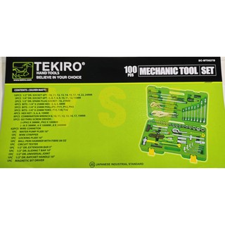 Jual TEKIRO TOOL SET 100 PCS / TOOLSET 100pcs / Mekanik tool set 100 ...