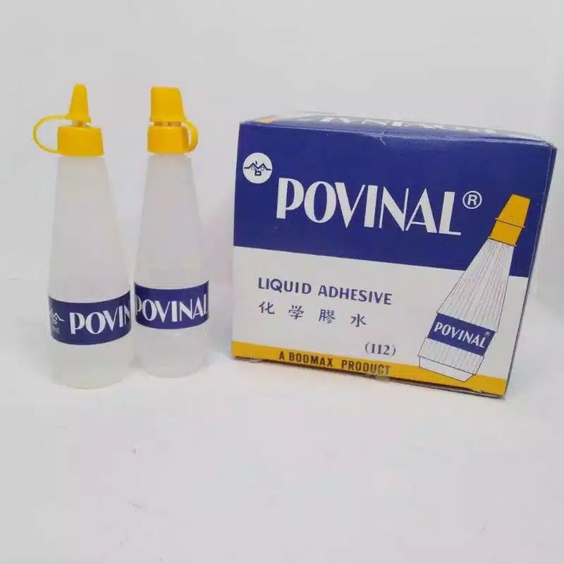 Jual Lem Cair Povinal 112/Lem Kertas 75ml | Shopee Indonesia