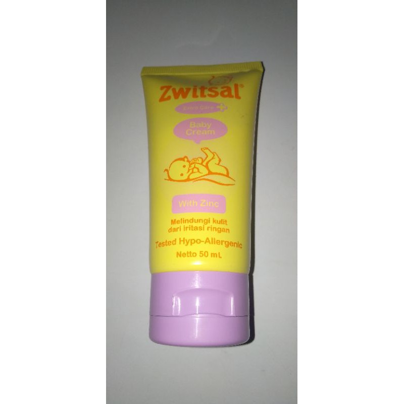 Jual Zwitsal Baby Cream Extra Care Zinc 50ml | Shopee Indonesia
