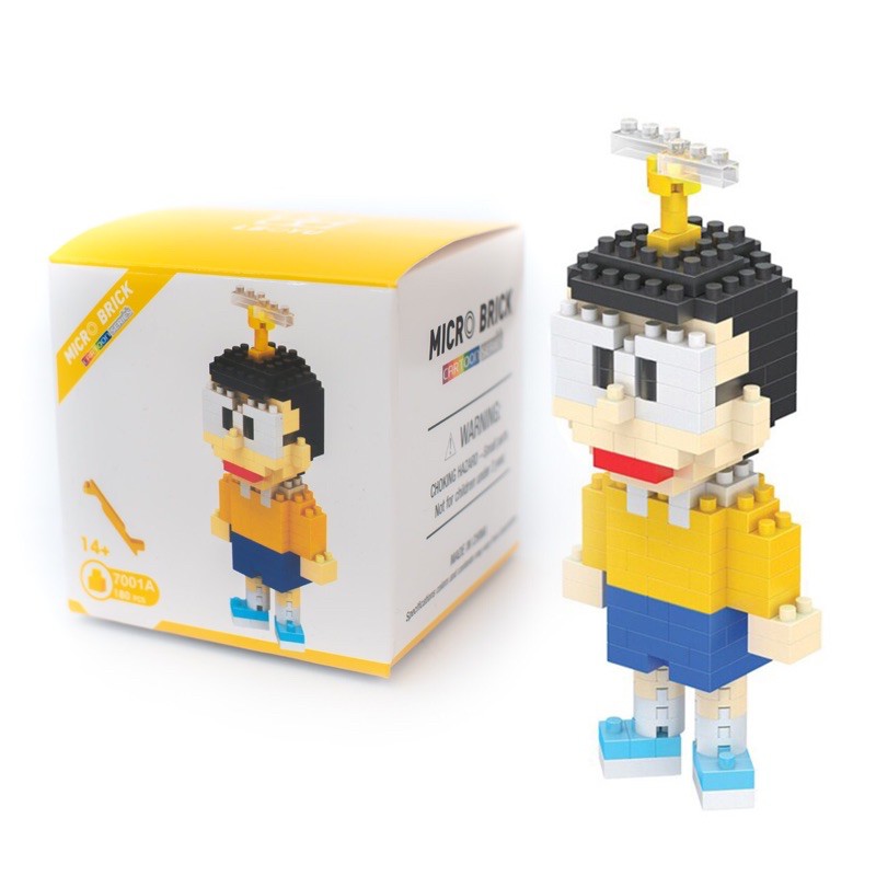 Jual Lboyu Mainan Lego Puzzle Micro Brick Doraemon - Nobita | Shopee ...