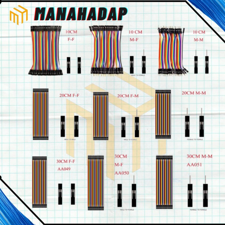 Jual Kabel Jumper Arduino 40 pcs female-female 20cm | Shopee Indonesia