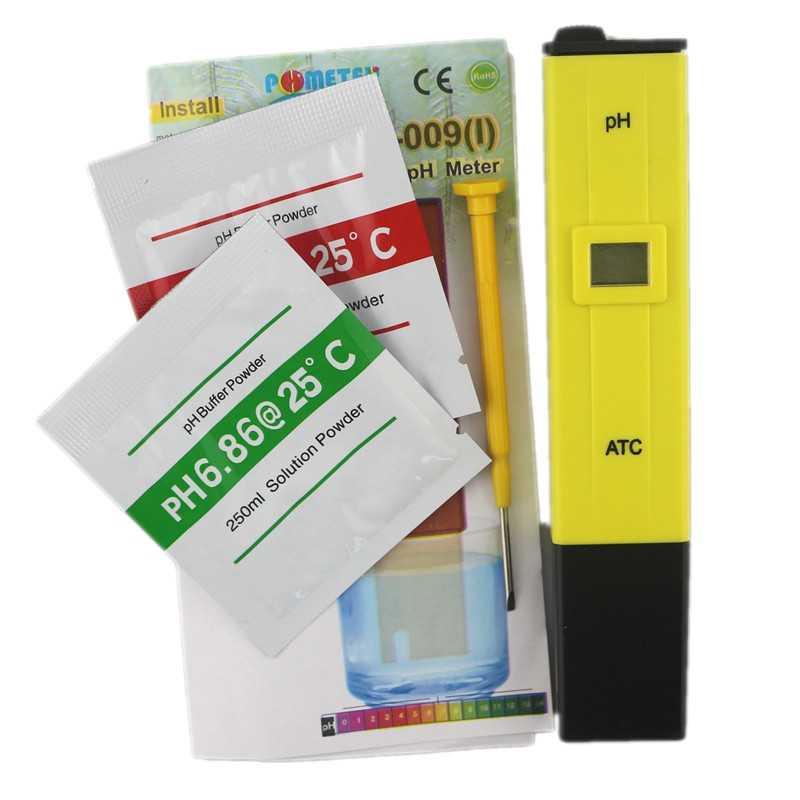 Jual Alat Tester pH Meter Digital 1 Set Cek Pengukur Kadar Asam Air ...