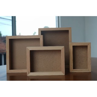 Jual Pigura Kayu / frame foto ukuran A4 (20 x 30 cm) 3D Kaca Acrylic ...