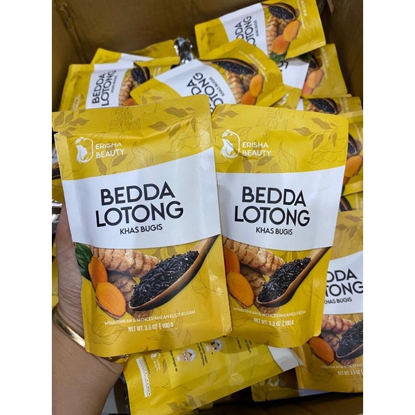 Jual LULUR kemasan kuning BEDDA LOTONG KHAS BUGIS BY ERISHABEAUTY [100% ...