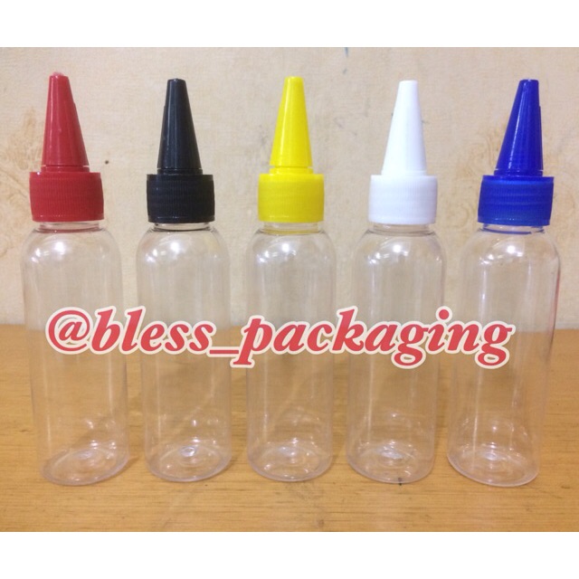 Jual Botol tinta 100 ml/ botol PET 100 ml/ botol tinta printer/ botol ...