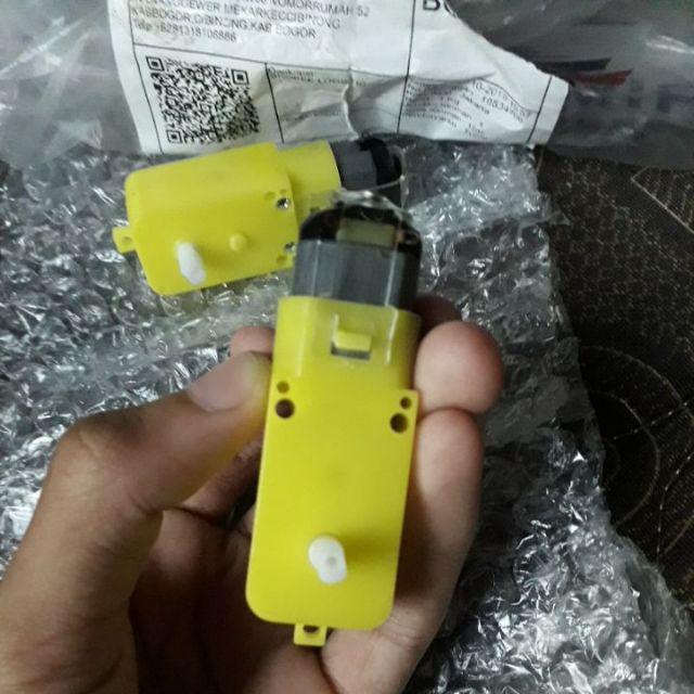 Motor DC Gearbox 3V - 6V Kuning Smart Car Gear | Shopee Indonesia
