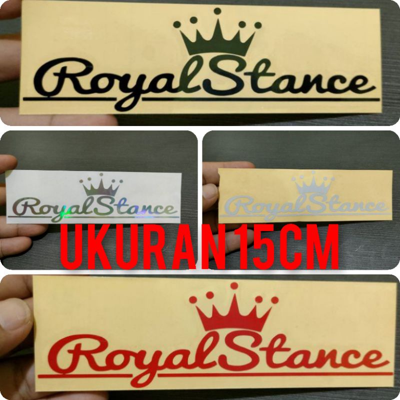 Jual Sticker cutting royal stance | Shopee Indonesia