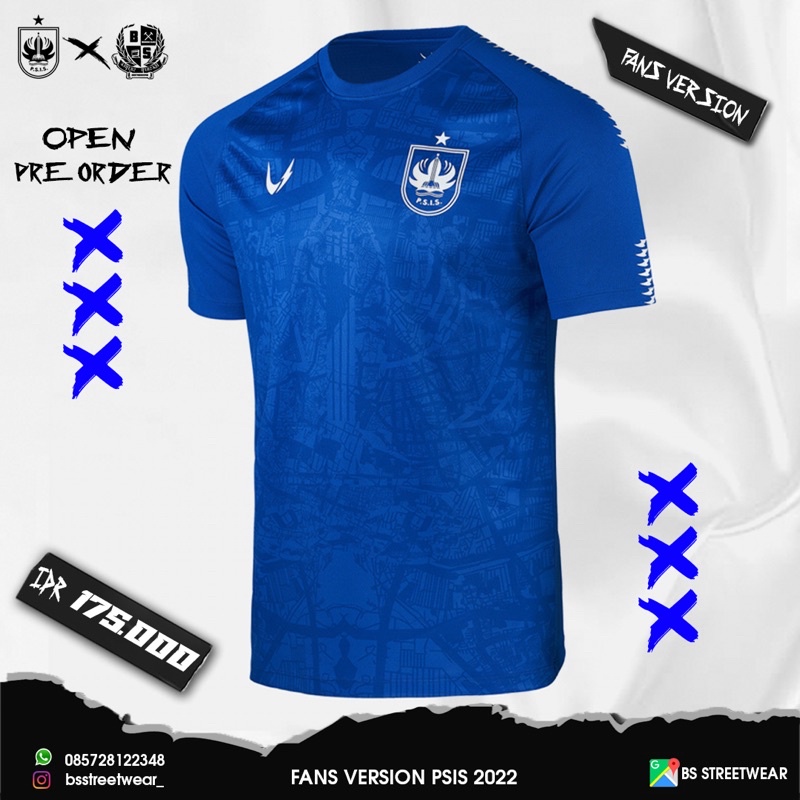Jual JERSEY FANS VERSION PSIS SEMARANG home | Shopee Indonesia