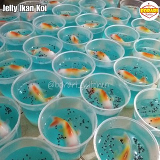 Jelly Cup Ikan Koi / Puding Karakter / Snack Ultah / Cemilan Anak ...